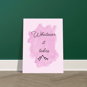 Female Empowerment Motivational Quote Poster Print Office Decor ...