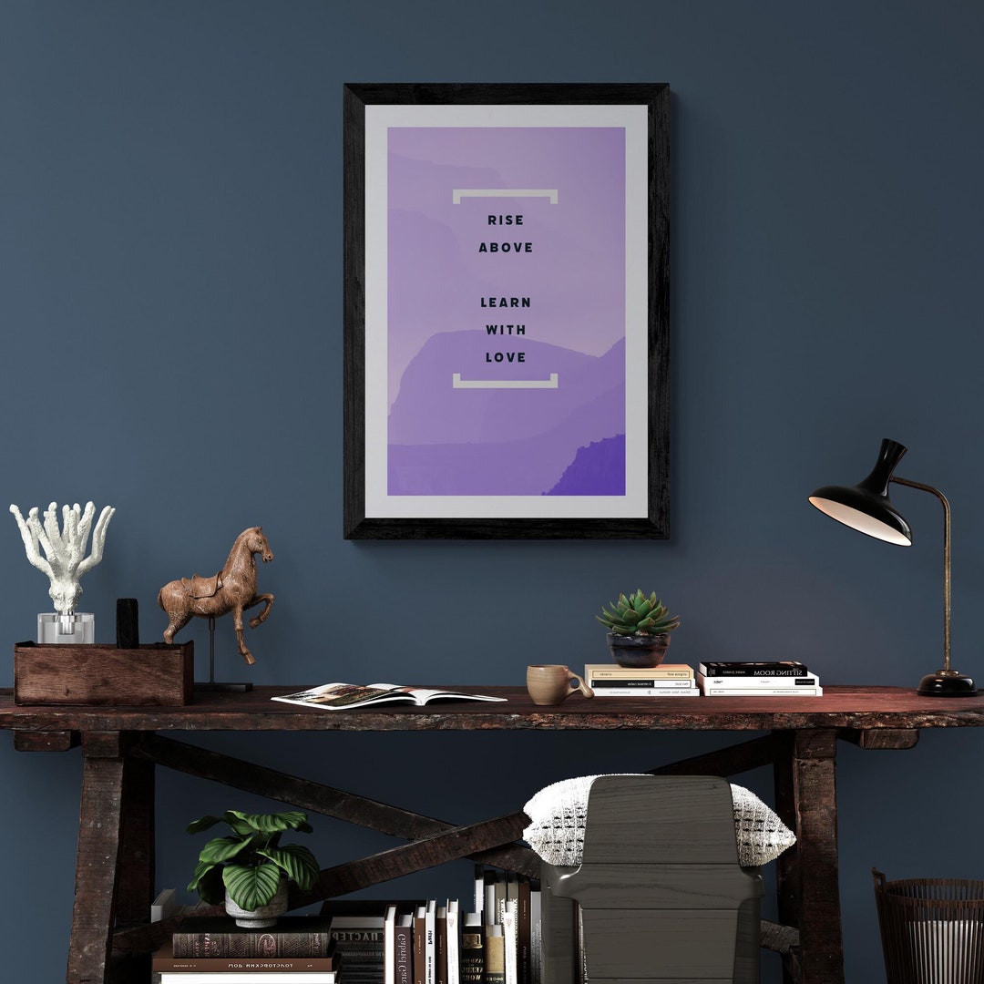 Educational Poster Inspirational Wall Art Motivational Paper Print for ...