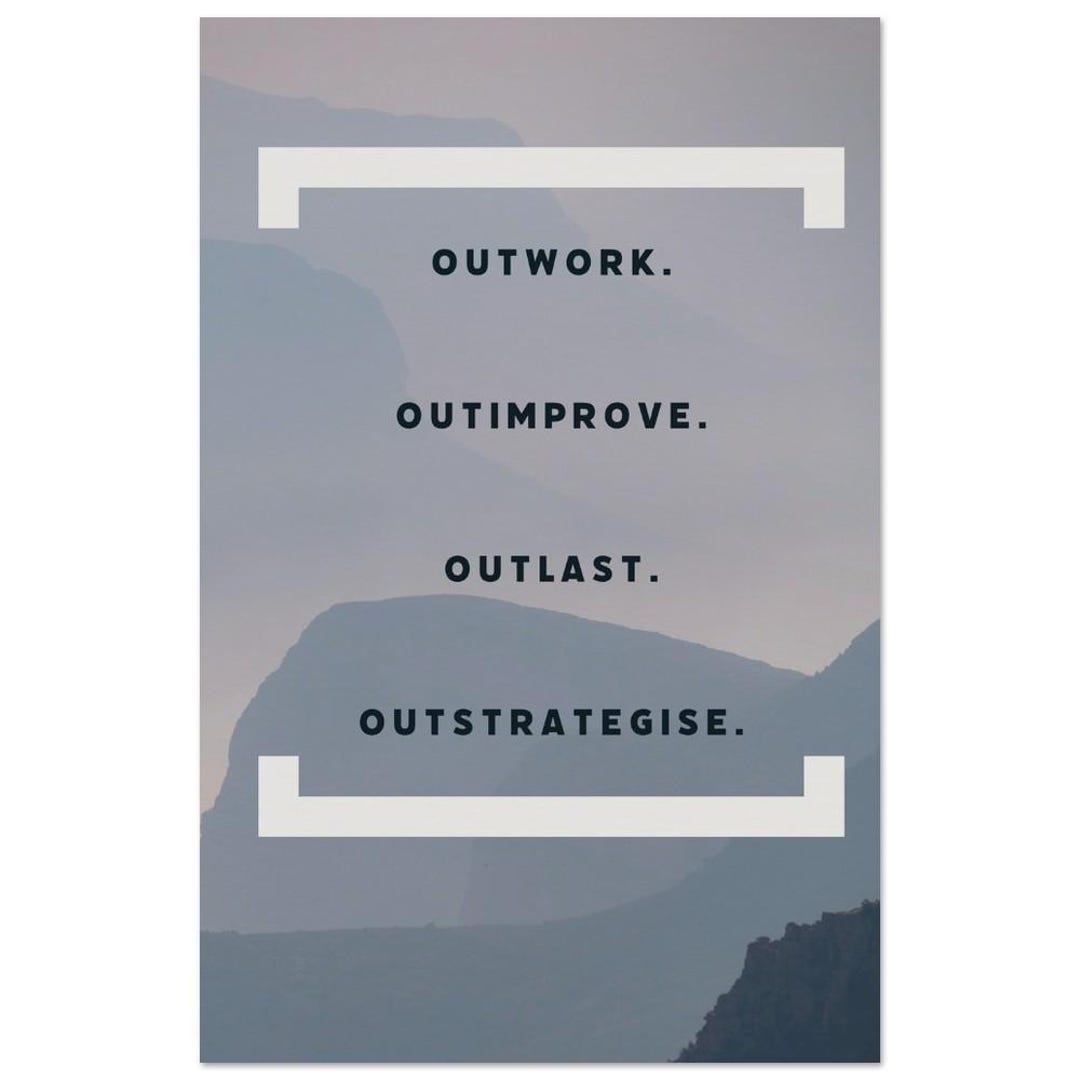 Motivational Quote Wall Art Inspirational Quotes Poster for Success ...