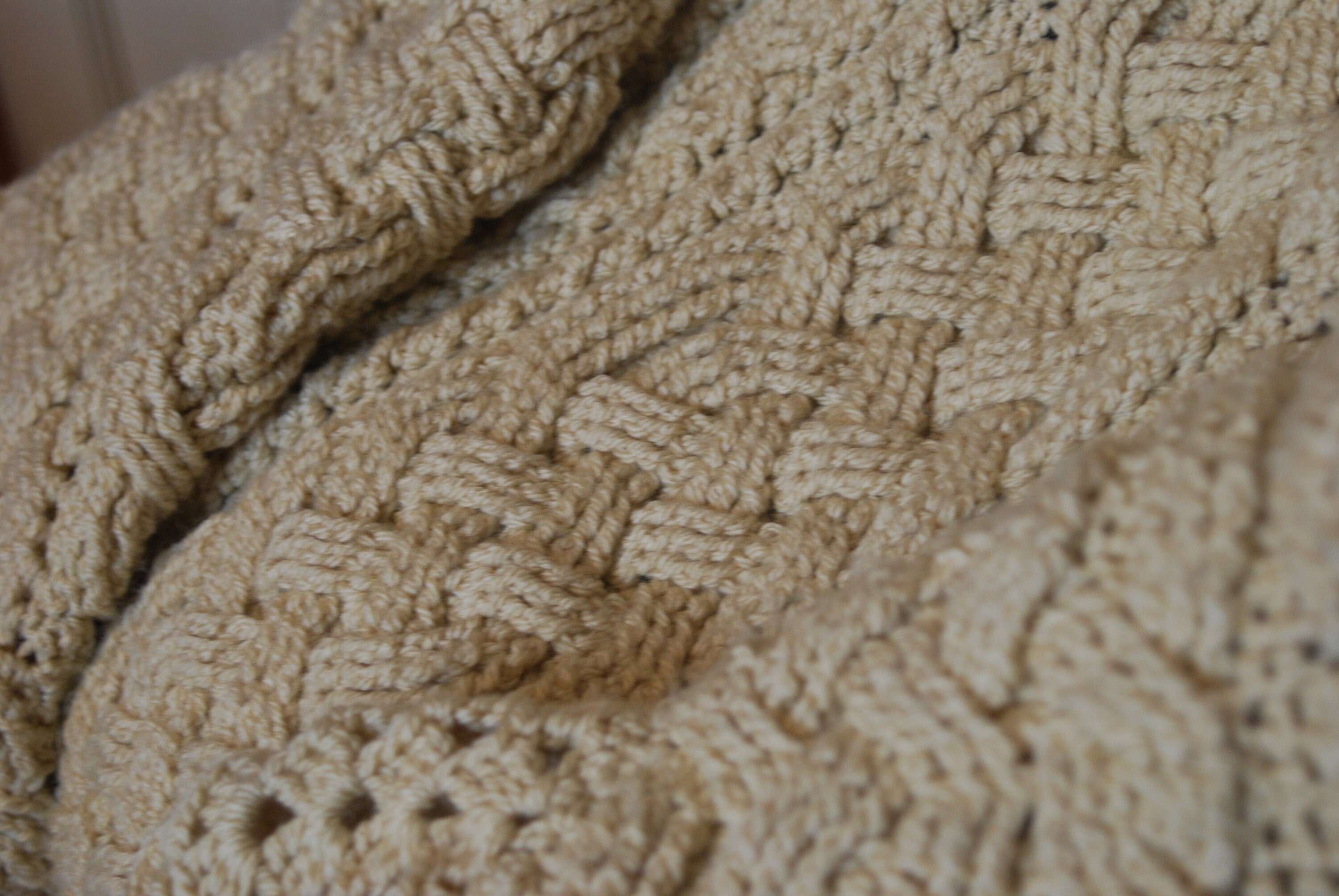 Large Crocheted Traditional Celtic Twist Cable Blanket Irish Design - Etsy