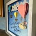 Love Hearts Hot Air Balloon Shadow Box - Etsy