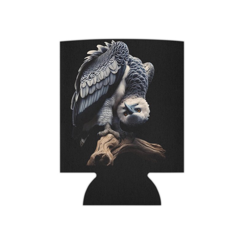 Harpy Eagle Can Koozie Upside Down Eagle Perch Design Can Cooler, Harpy ...