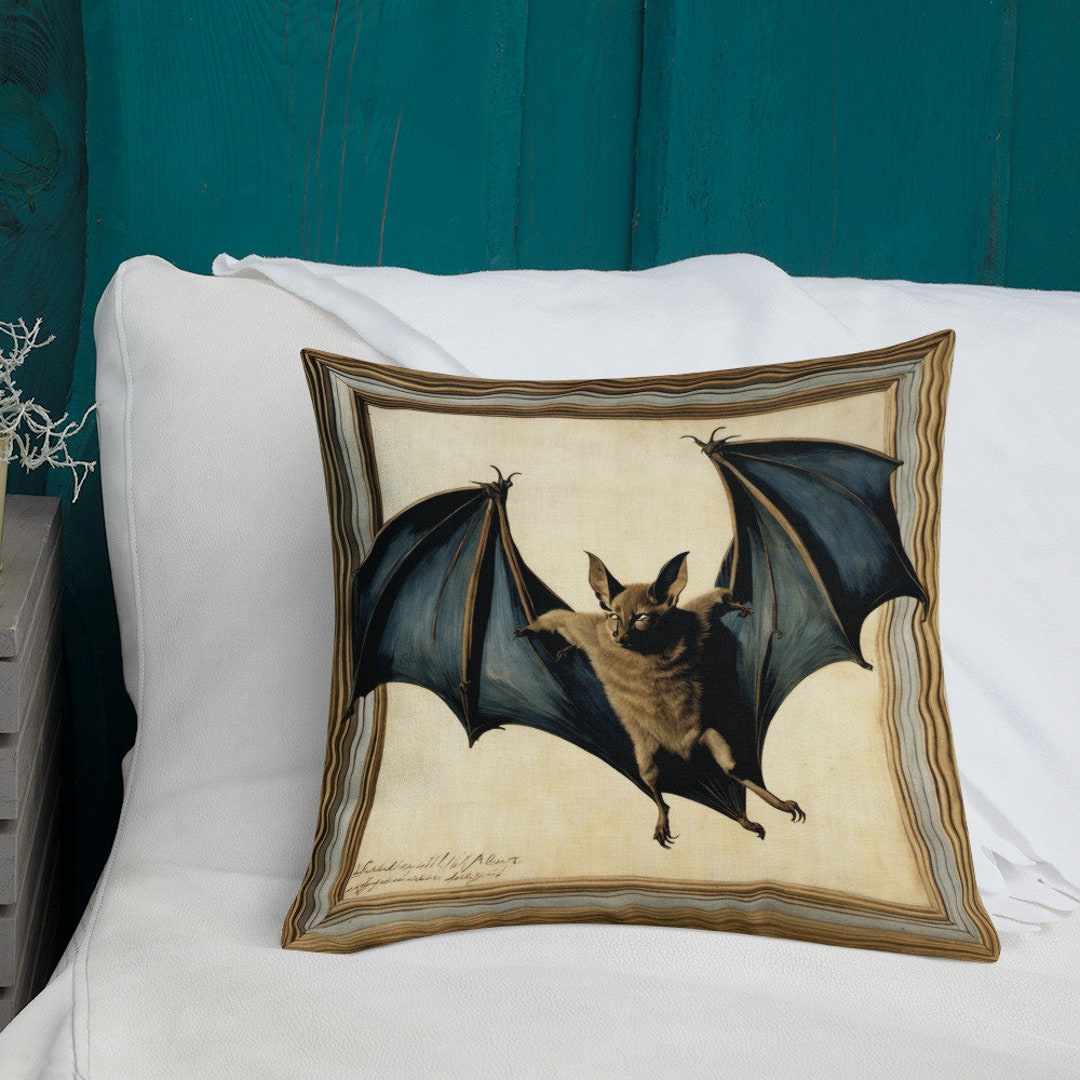 Bat Throw Pillow - Etsy