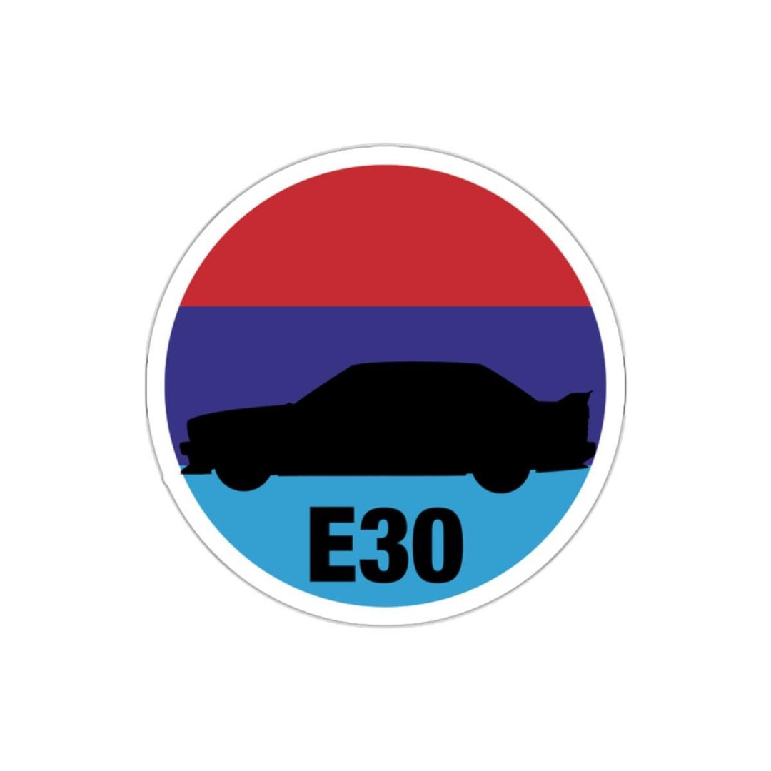 BMW E30 M3 3 Series Stickers, Circle, German Flag, Euro Car Enthusiast ...