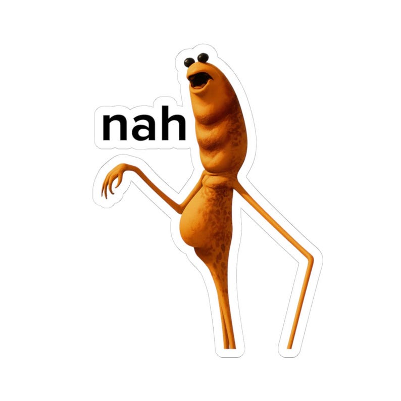 Marcus the Worm Sticker: VR Chat, Tiktok, Durable Vinyl - Etsy