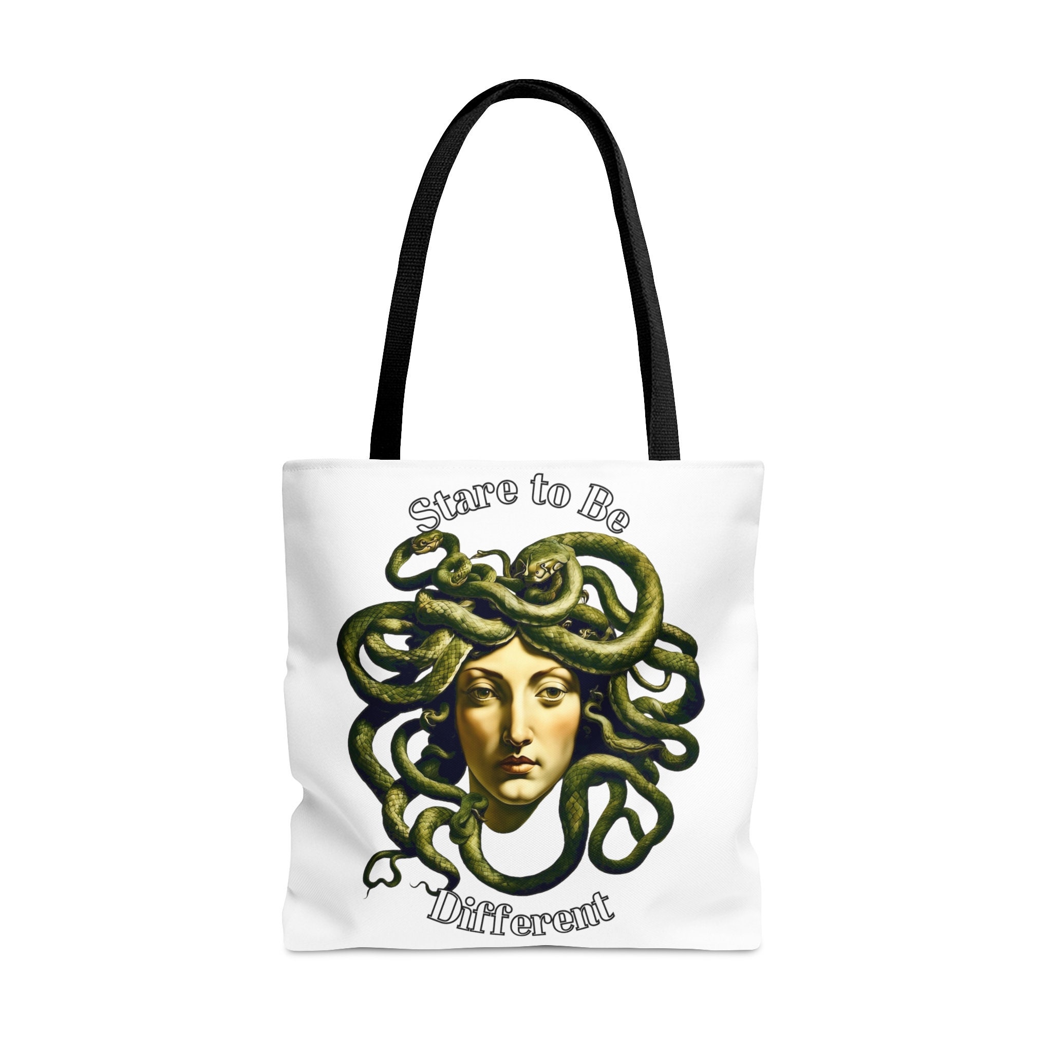 Medusa Tote Bag, Greek Mythology Bag Snakes, Shopping Bag, Snake Lady ...