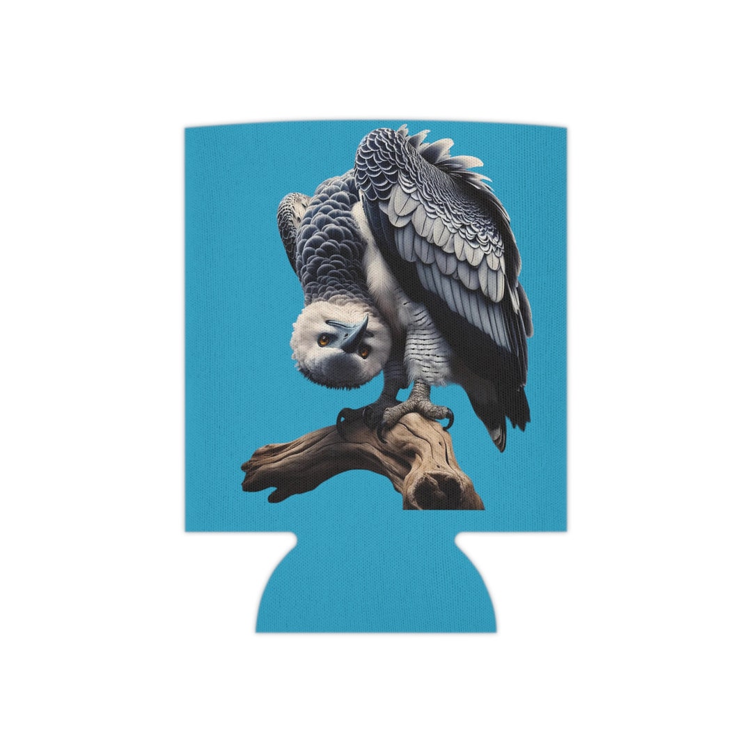 Harpy Eagle Can Koozie Upside Down Eagle Perch Design Can Cooler, Harpy ...
