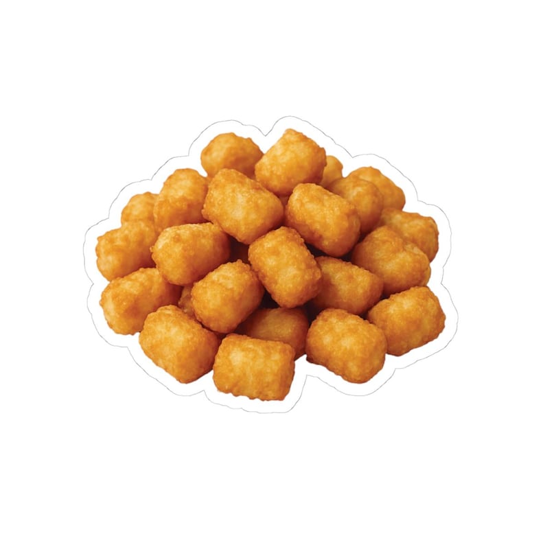 Tater Tot Lover Sticker: Fried Food Decal - Etsy