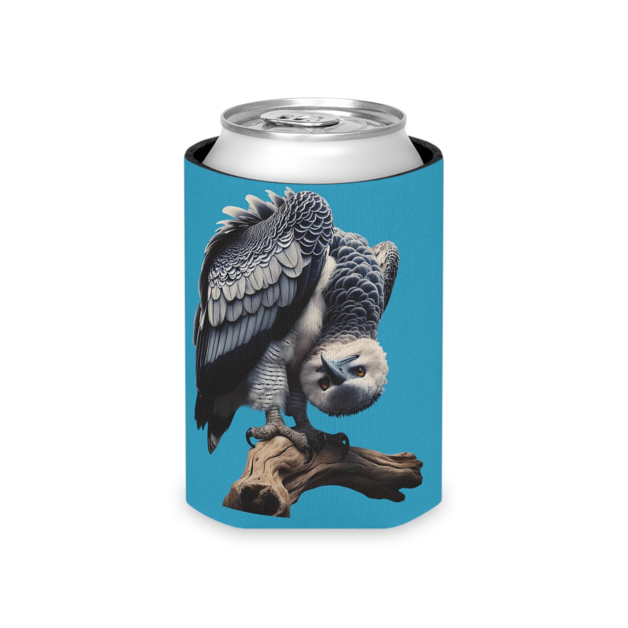 Harpy Eagle Can Koozie Upside Down Eagle Perch Design Can Cooler, Harpy ...