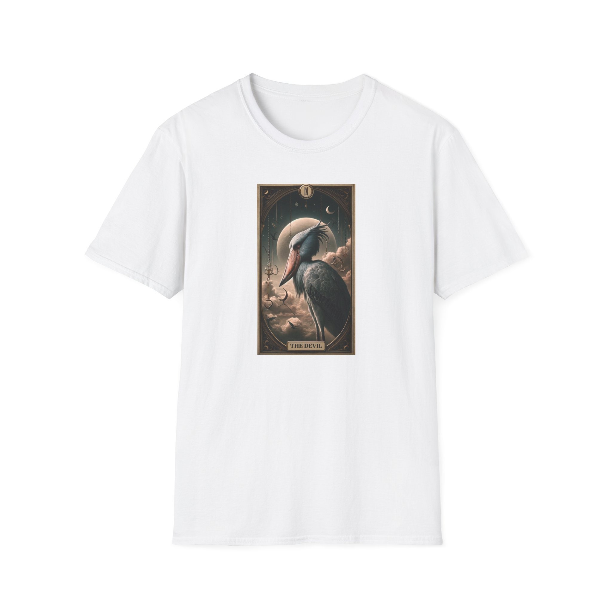 Shoebill Stork 'the Devil' Tarot Card Graphic T-shirt - Etsy