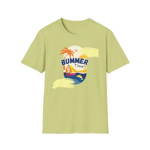 Bummer Time Splash Dolphin Sailboat Tropical T-shirt, Summer Lover ...