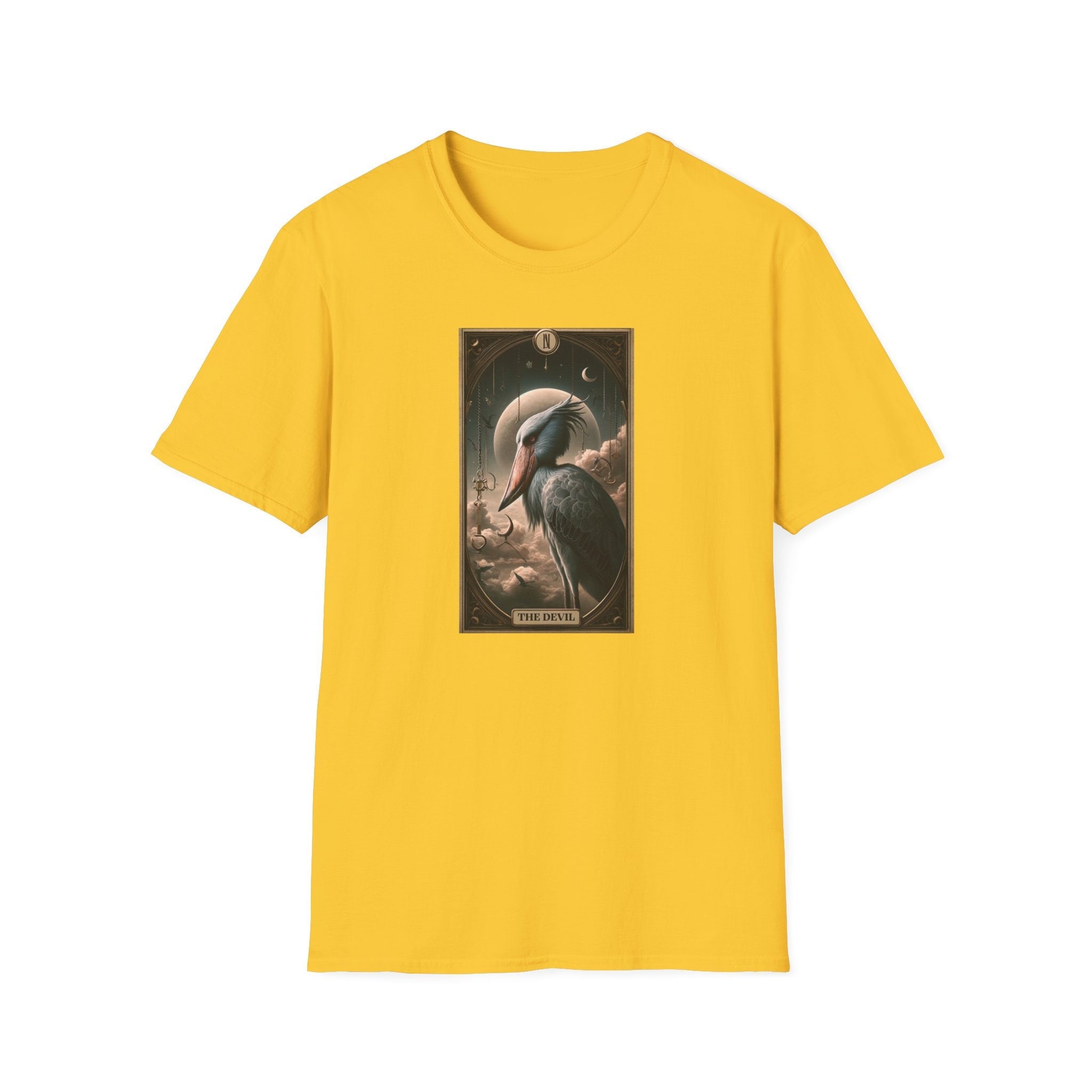 Shoebill Stork 'the Devil' Tarot Card Graphic T-shirt - Etsy