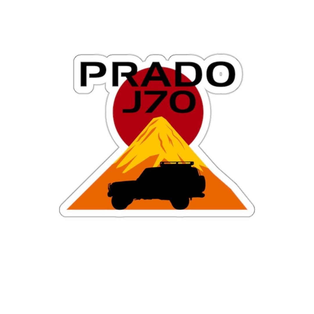 Toyota Prado Land Cruiser 4WD J70 Offroad, Car Decals, Vehicle ...