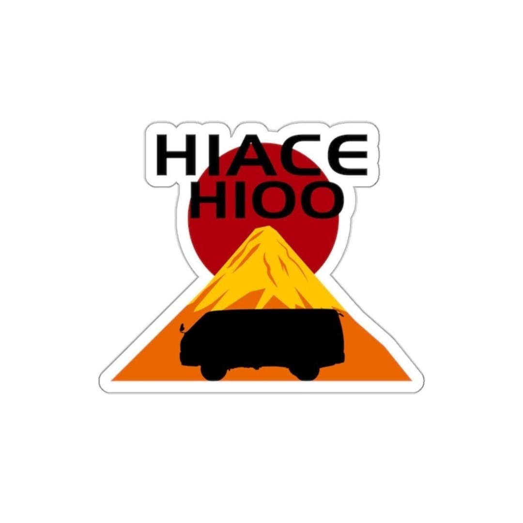 Toyota HIACE 4WD JDM Van Decals, off Road, Travel Adventure Stickers ...