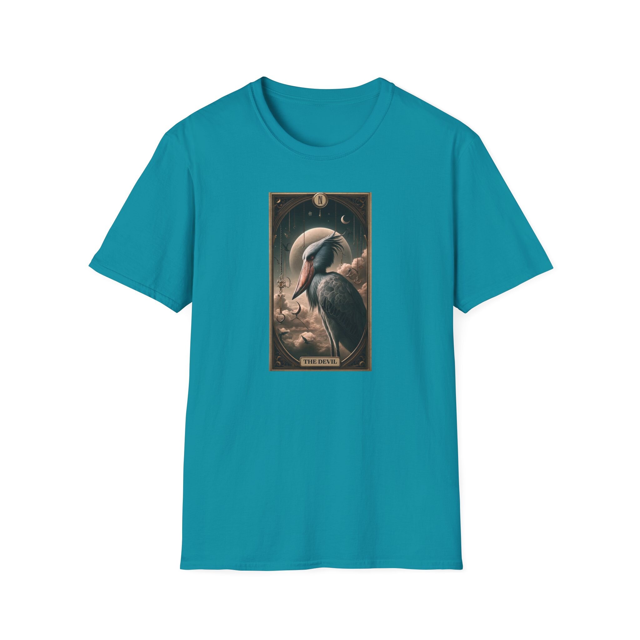 Shoebill Stork 'the Devil' Tarot Card Graphic T-shirt - Etsy
