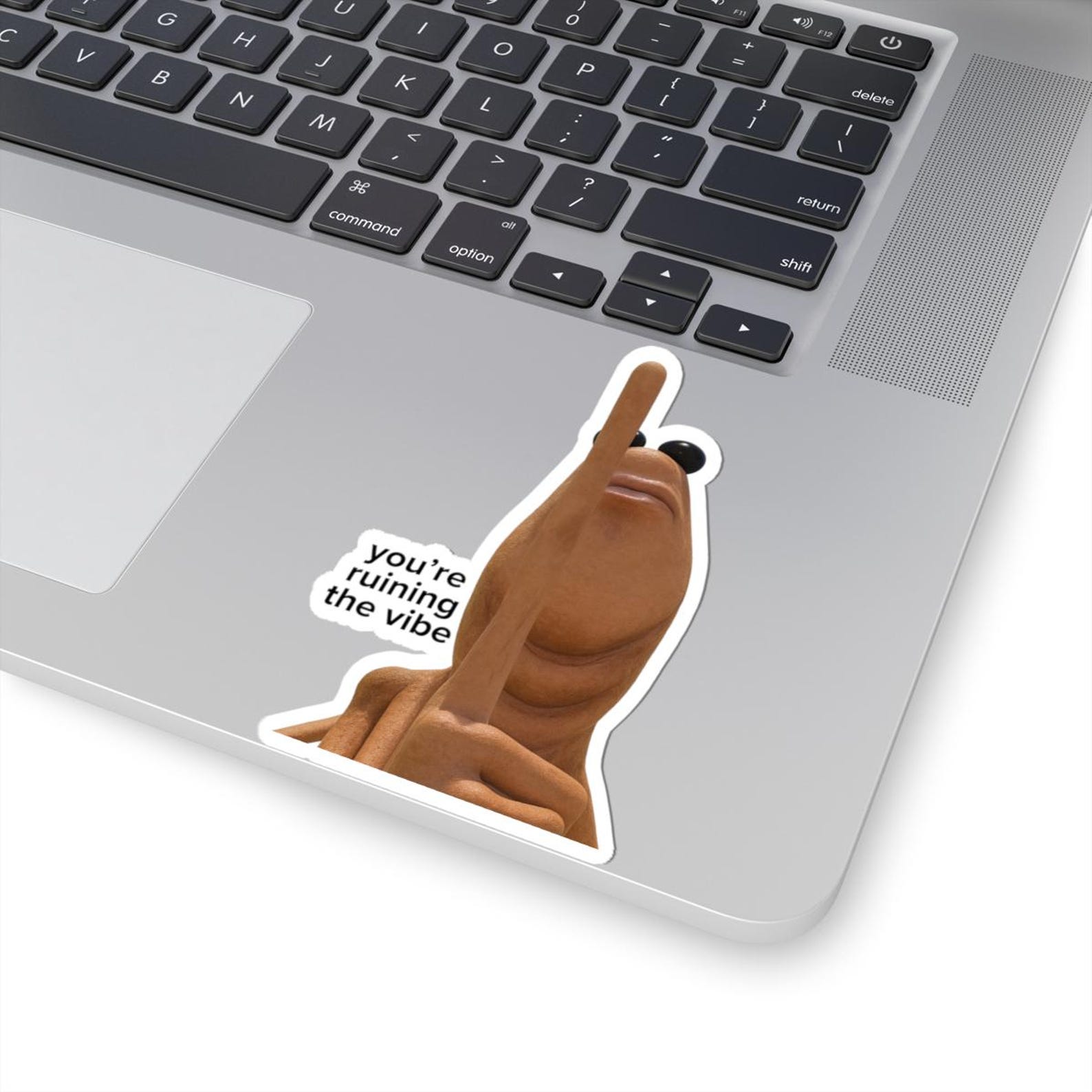 Marcus the Worm Vinyl Sticker: VR Chat Meme, Glossy Finish - Etsy