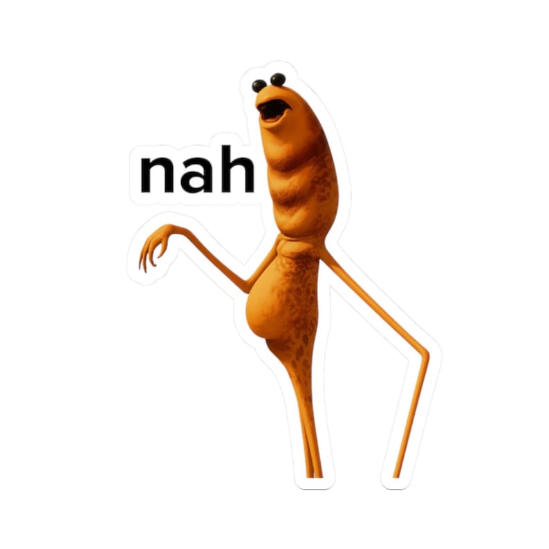 Marcus the Worm Sticker: VR Chat, Tiktok, Durable Vinyl - Etsy