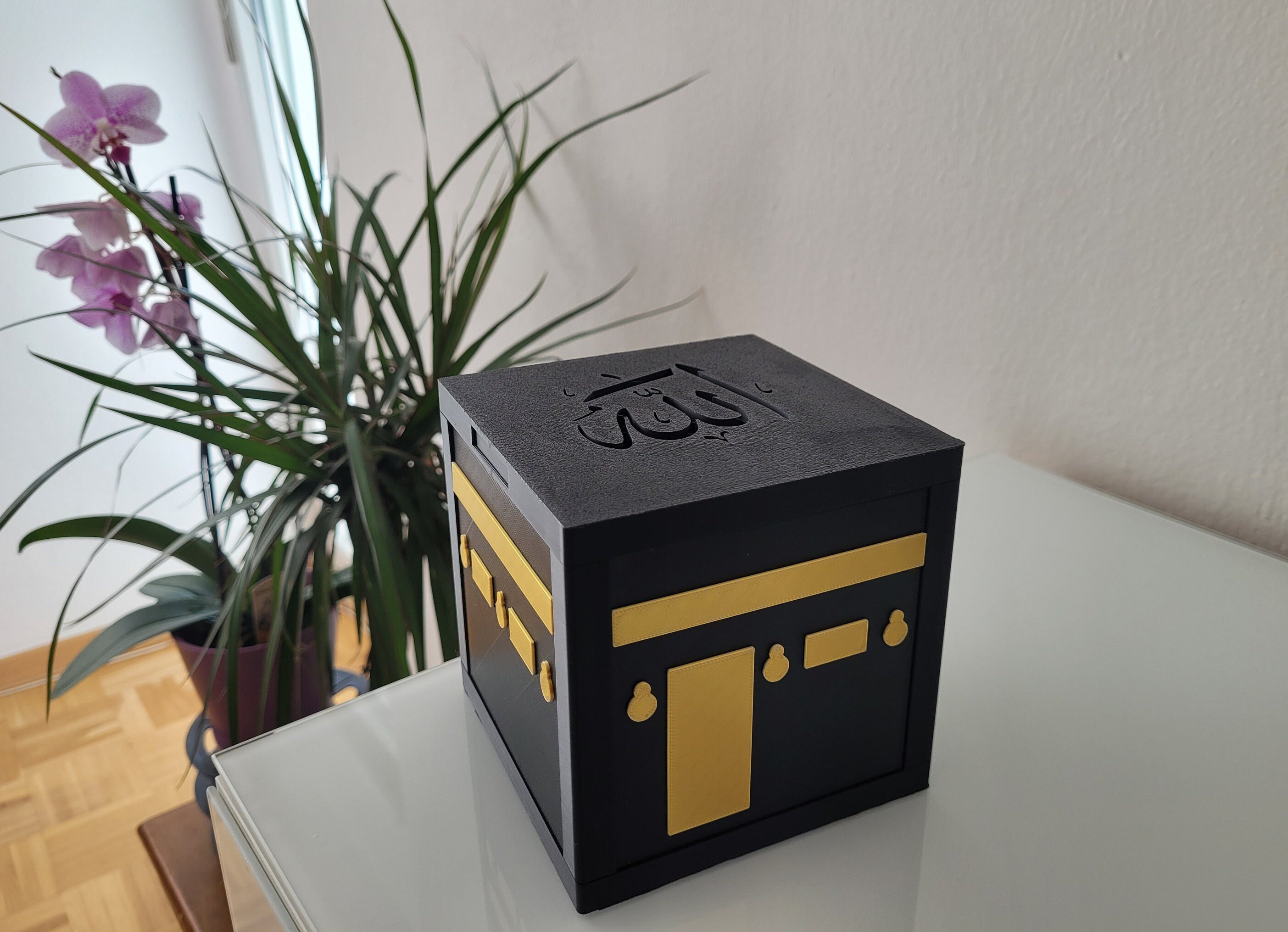 Kaaba Donation Box for Sadaqah Islamic Decoration 3D - Etsy Singapore