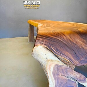 Exceptionally Rare L-shape Table From a Gigantic Tree - Etsy