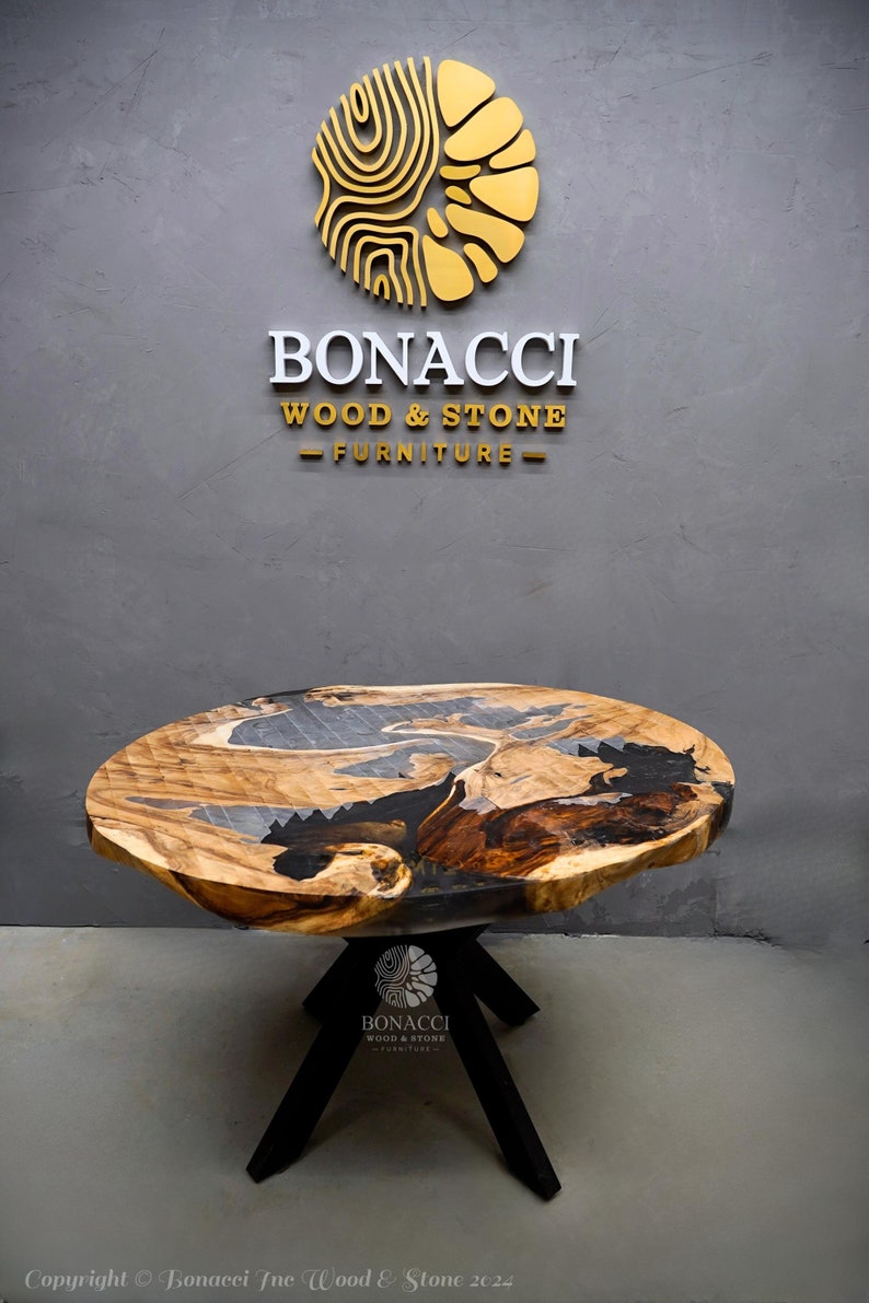 Bonacci Custom Sculpted Round Table Natures Beauty, Crafted by Hand - Etsy