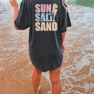 Sun Salt Sand, Summer Shirt, Oversized T Shirt, Oversized Shirt, Beach ...