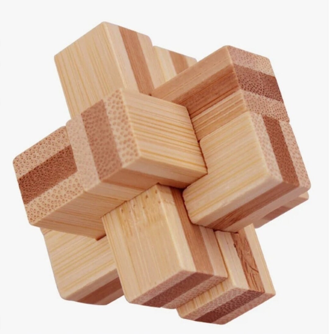 Wooden Prism Shaped 3D Puzzle Brain Teaser Box High Quality - Etsy