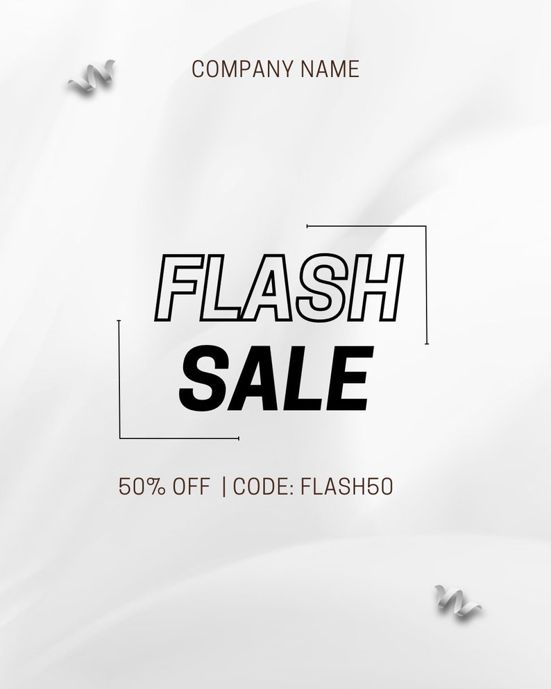 Flash Sale Template, Flash Sale Flyer, Business Flyer, Digital Download ...