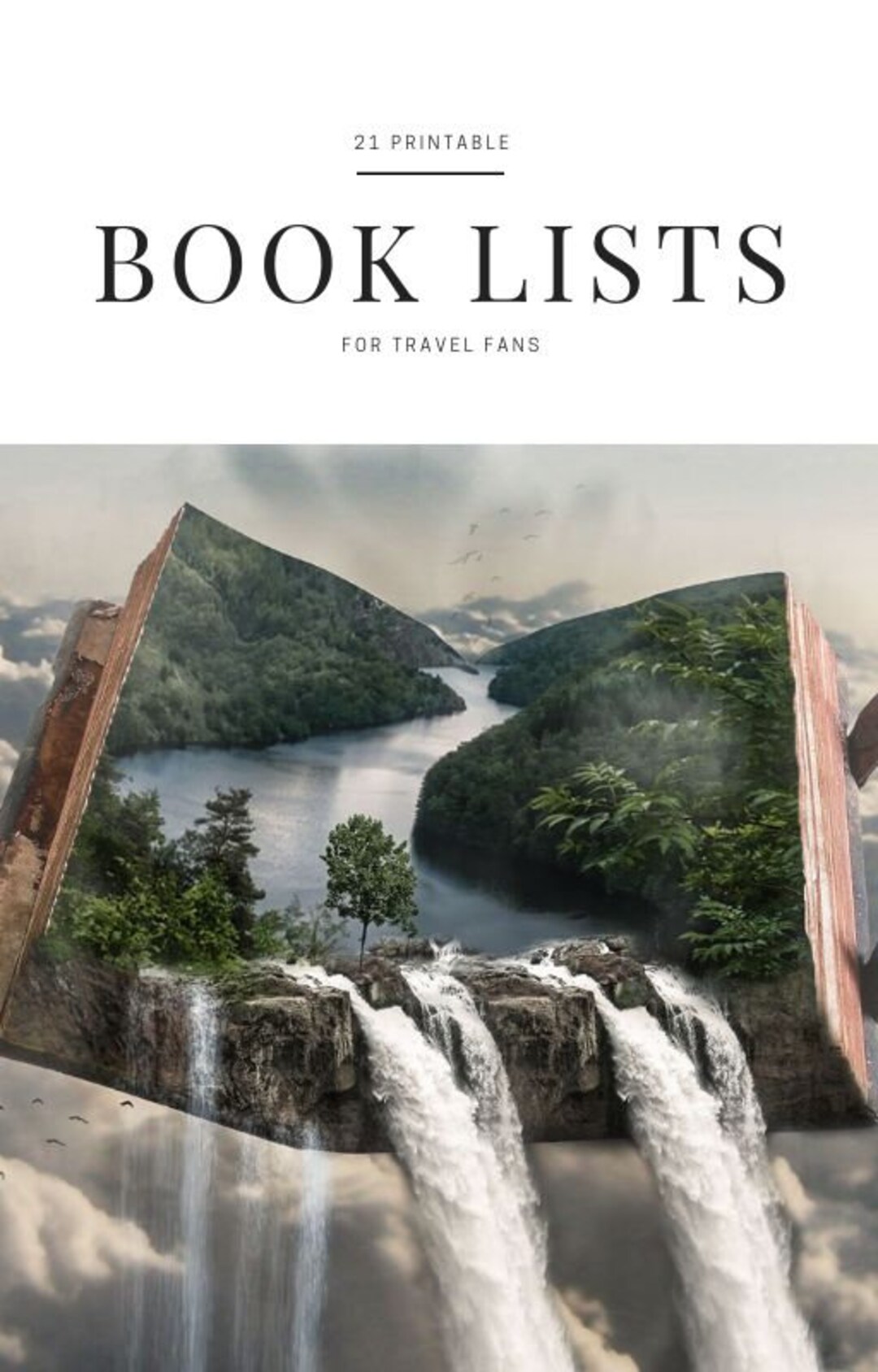 21 Printable Book Lists for Travel Fans - Etsy