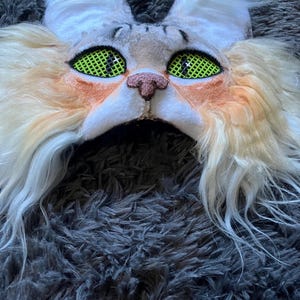 Handmade Norwegian Forest Cat Mask - Please See Description in "item ...