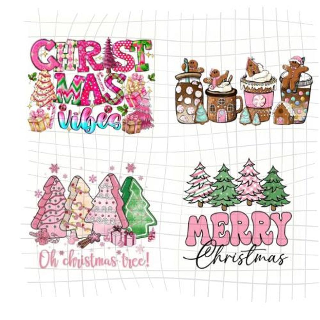 Christmas Tree Cake Bundle Sublimation , Christmas Sublimation Bundle ...