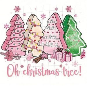 Christmas Tree Cake Bundle Sublimation , Christmas Sublimation Bundle ...