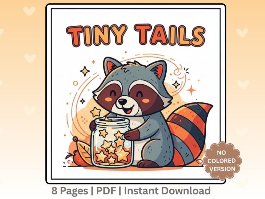 Adorable Pets Coloring Book | Cute Puppies & Kittens Printable Pages ...