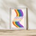 Set of 5 Lgbt-affirming Pride Month Posters - Digital Download. Posters ...