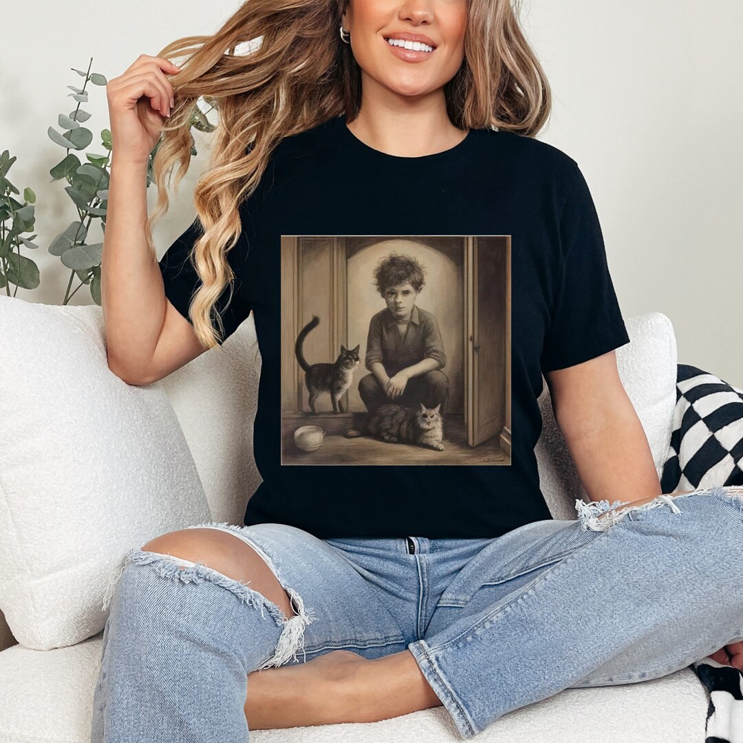 Sad Boy & Creepy Cats III - Etsy