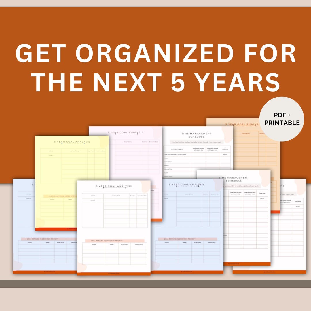 Life Planner Digital Template| Printable Life Planner| Manifestation ...