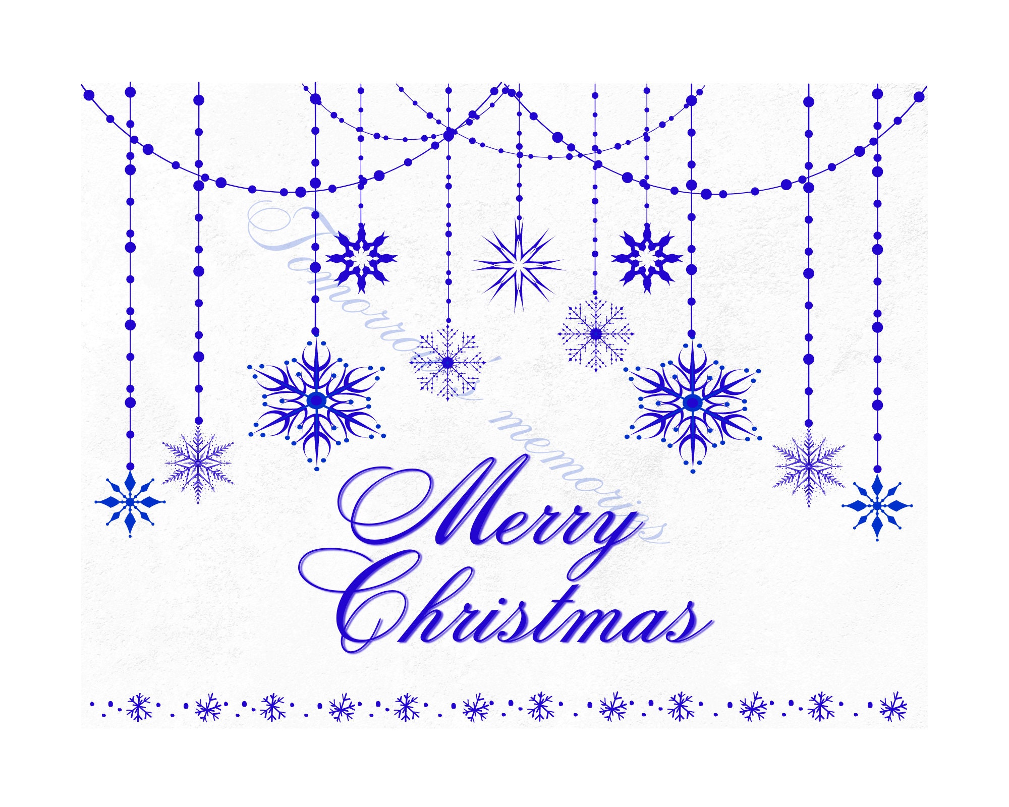 Blue Christmas Prints - Etsy