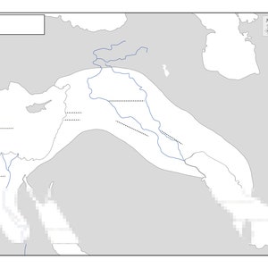 Map of the 6th Fertile Crescent history Resources Middle School ...