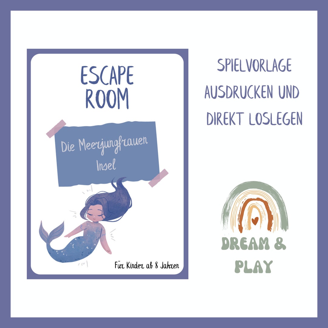 Escape Room - the Mermaid Island - for Children Aged 8 and Over ...