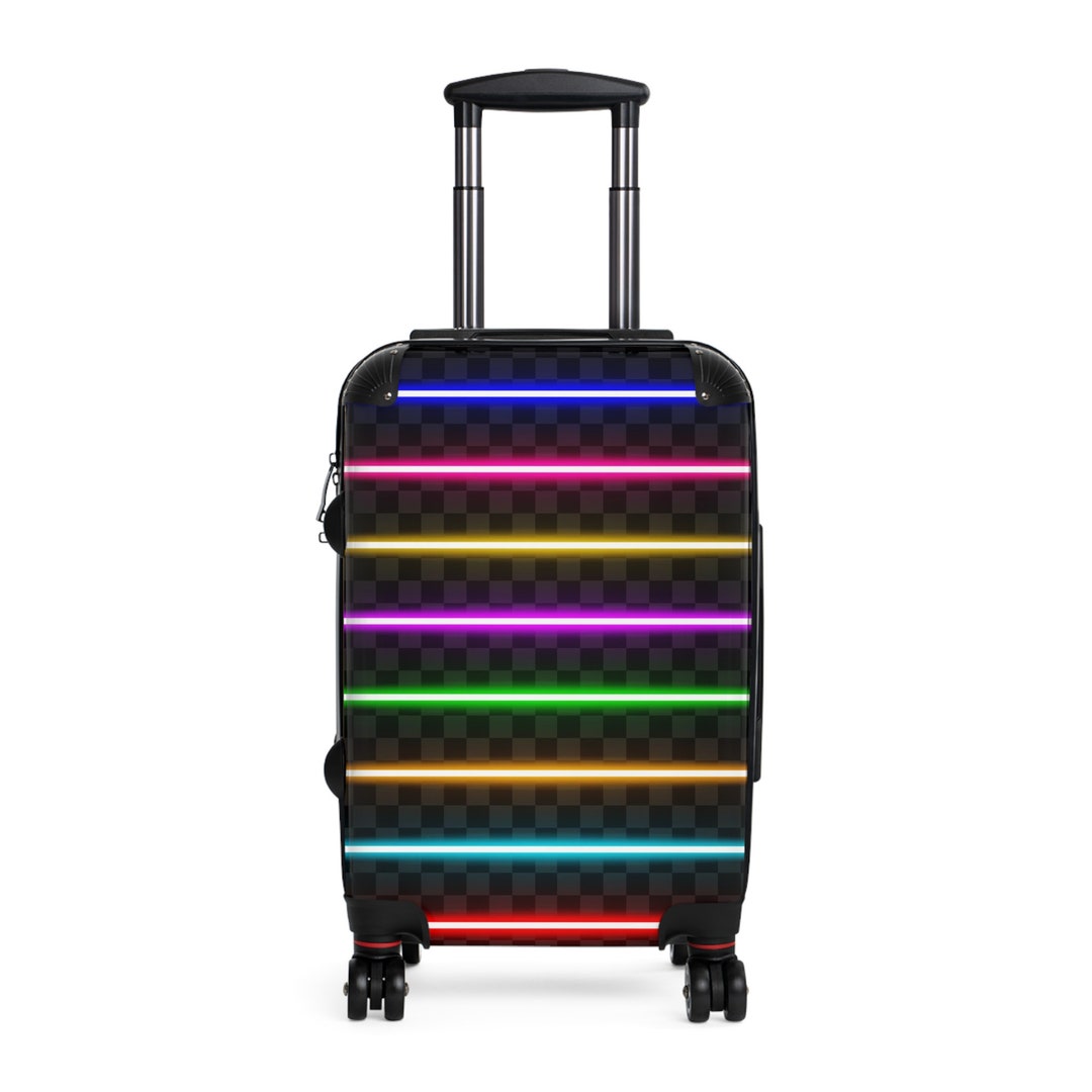 Neon Suitcase - Etsy