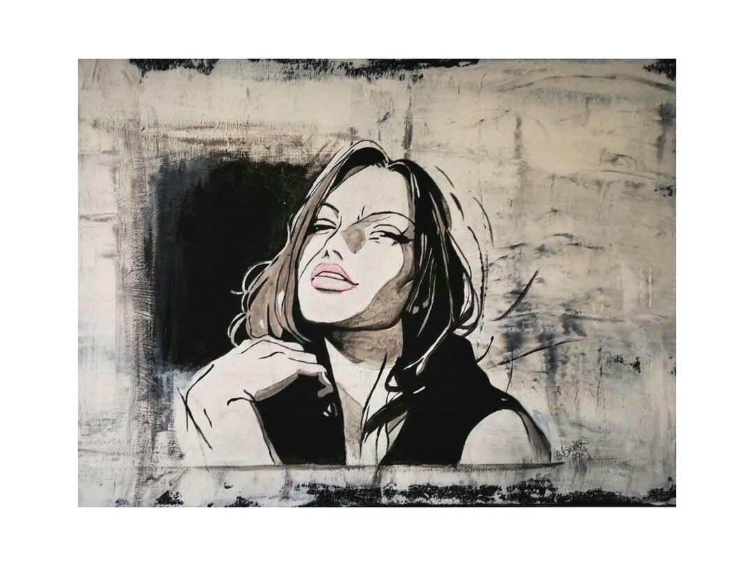 Original Painting -REFLECTION.- Acrylic on Canvas 40 X 60 Cm Unique ...