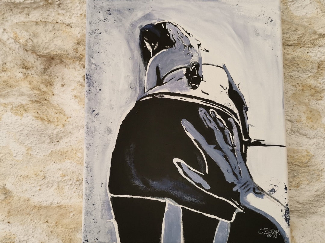 Painting Comic Woman Sensual on Canvas 24 X 30 Cm Acrylic Painting ...