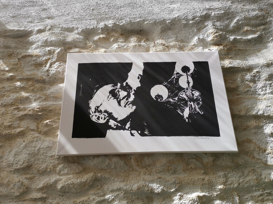 Acrylic Drawing hermann Hesse & the Smoke on - Etsy