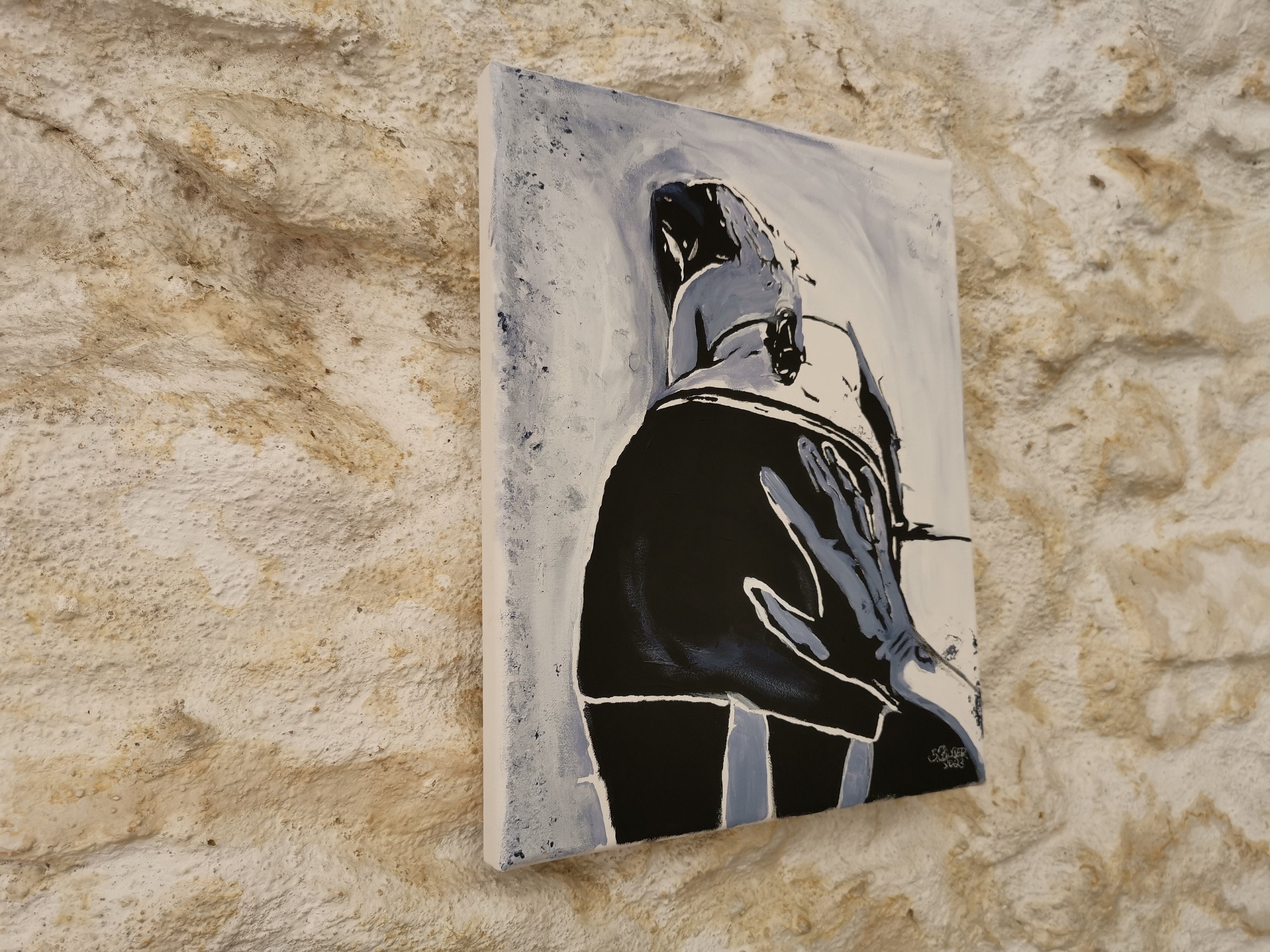 Painting Hand-painted 24 X 30 Cm Woman Sexy Comic Picture on Canvas ...