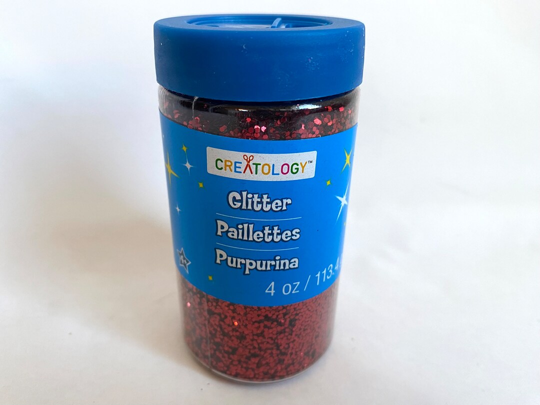 4oz Creatology RED GLITTER | Red Glitter Paillettes | Opened & Gently ...