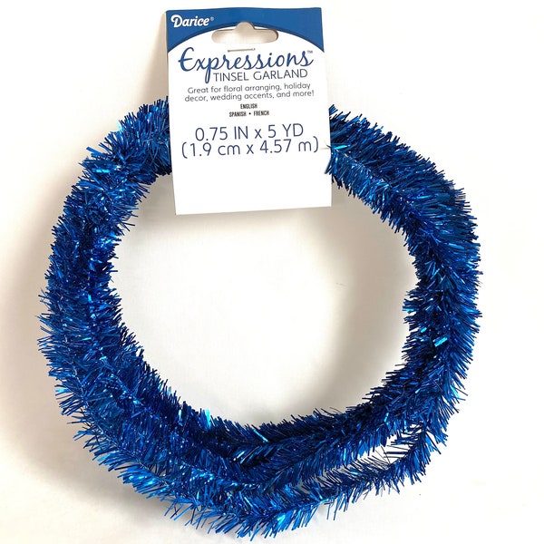 Tinsel Garland - Etsy