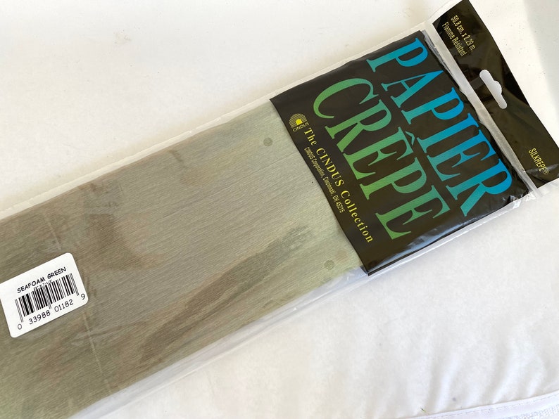 Seafoam Green CREPE PAPER Folds the CINDUS Collection Crepe Paper ...