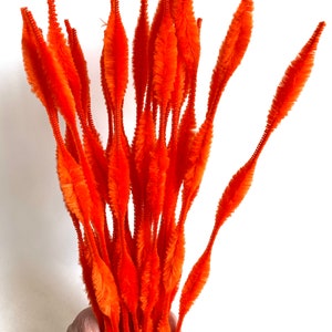 24 Pcs ORANGE Chenille BUMPS 15mm X 12 Orange CHENILLE Bumps - Etsy
