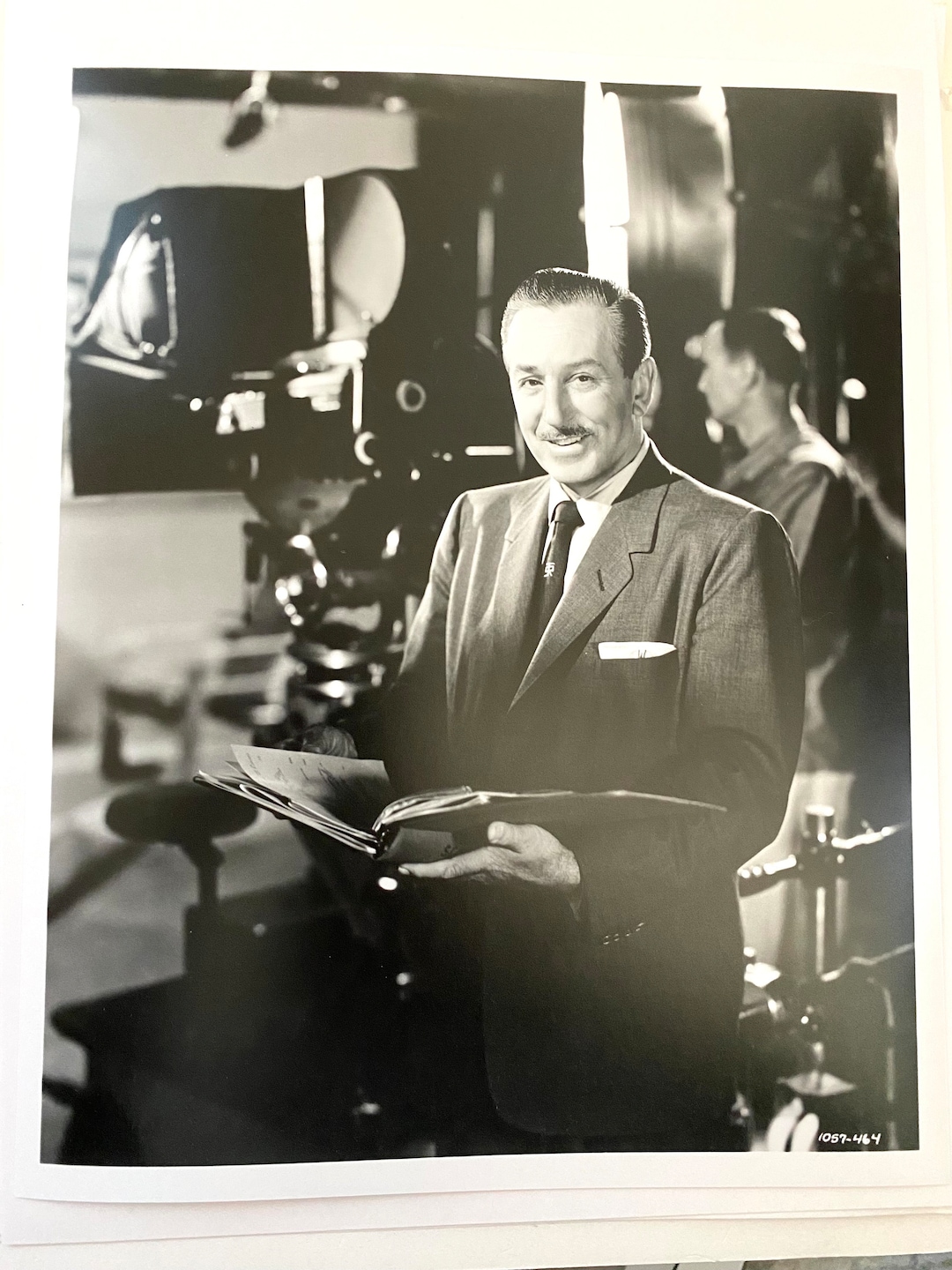 WALT DISNEY Movie Director 8 X 10 Photo | Matte Finish Black & White ...