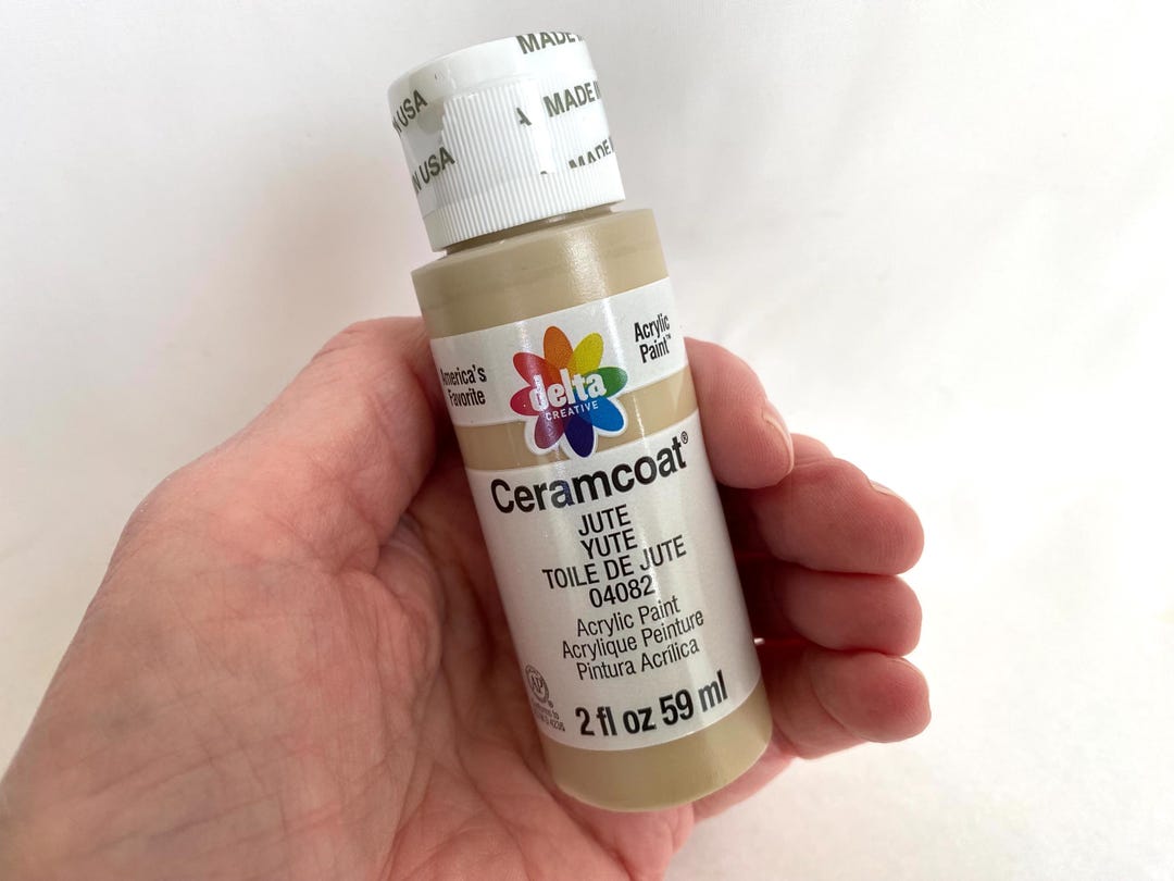 CERAMCOAT 2oz JUTE Acrylic PAINT | Jute / Yute / Toile De Jute 04082 ...