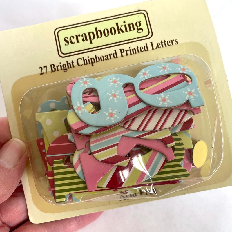 Chipboard Letters - Etsy